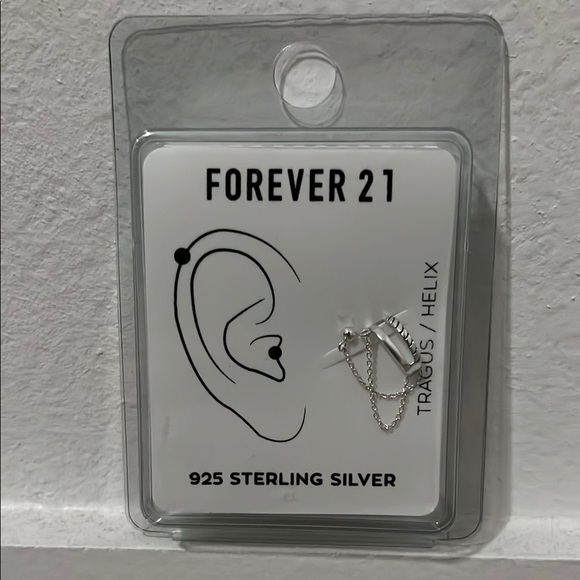 Forever 21 | Jewelry | Forever 2 Silver Chain Earrings | Poshmark